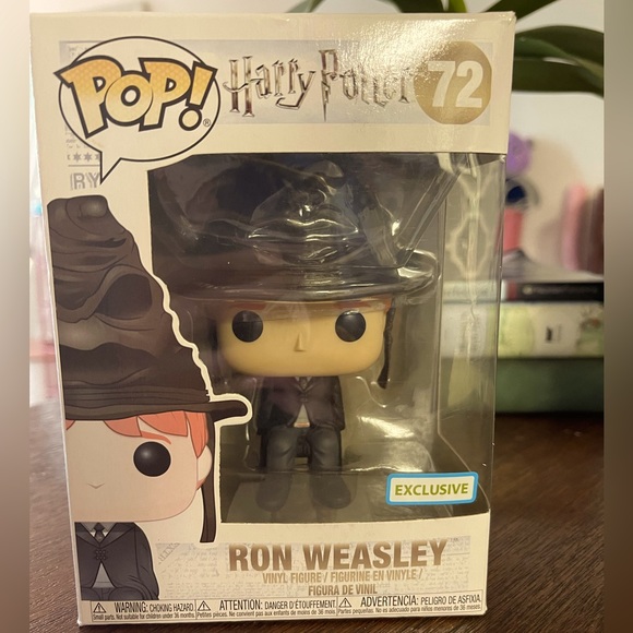 Funko | Toys | Funko Pop Harry Potter Ron Weasley Sorting Hat 72 | Poshmark